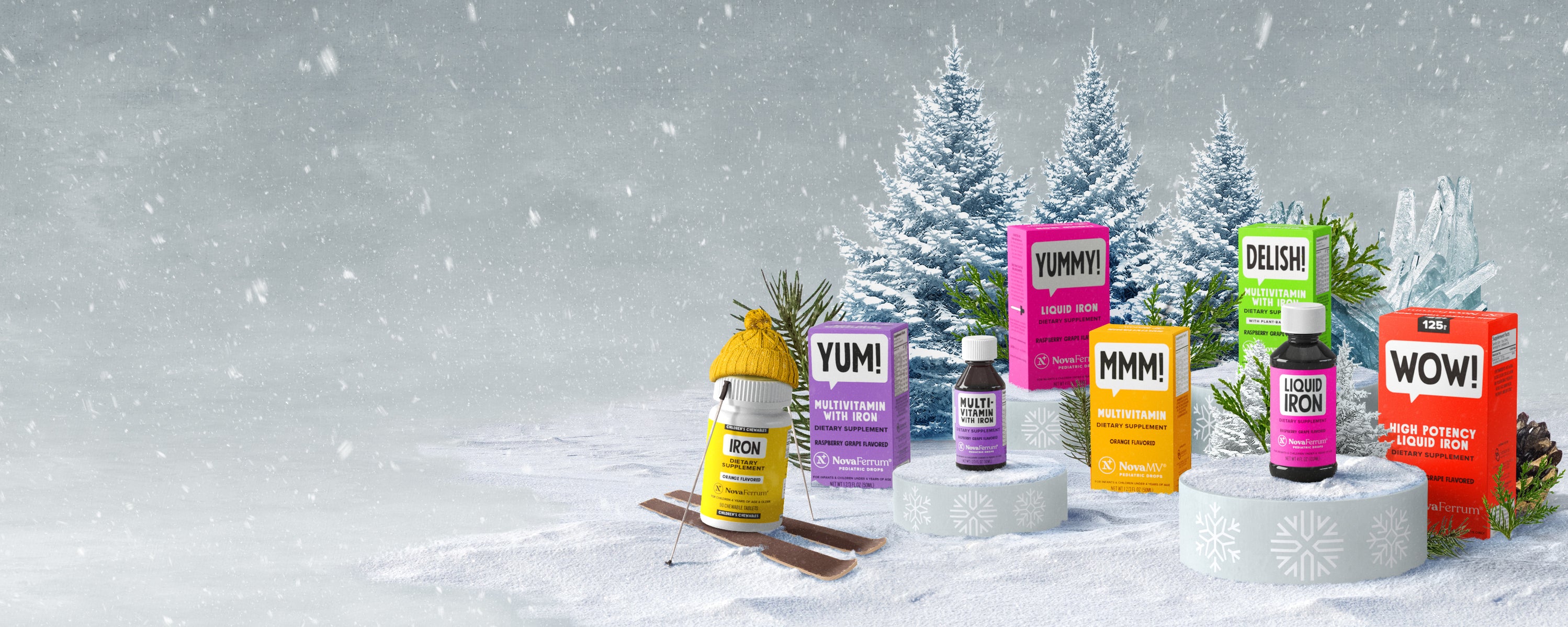 NovaFerrum | Multivitamin & Liquid Iron Supplements for Kids & Adults