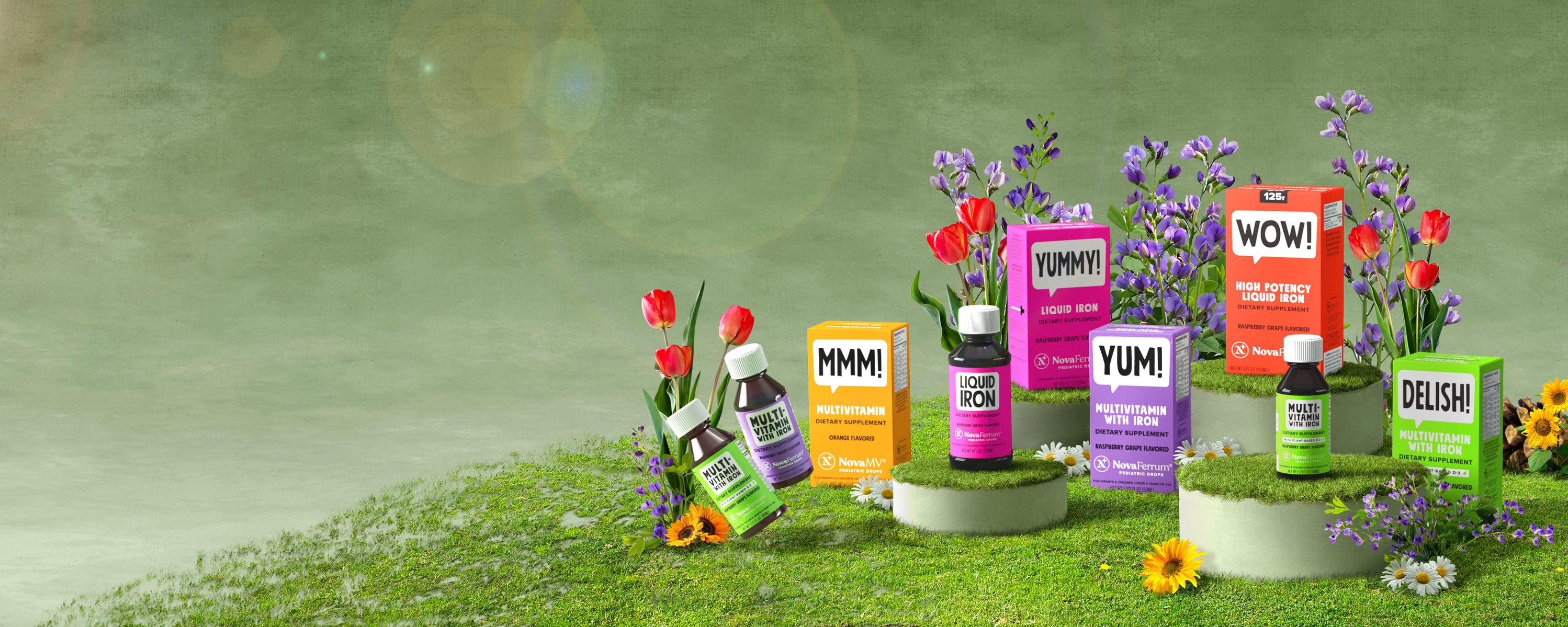 NovaFerrum | Multivitamin & Liquid Iron Supplements for Kids & Adults