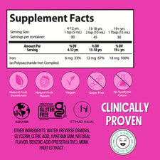 NovaFerrum Yummy 16 fl oz – Liquid Iron Supplement for Kids and Adults