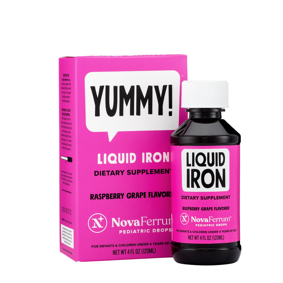 NovaFerrum YUMMY Pediatric Drop Liquid Iron Supplement Kids