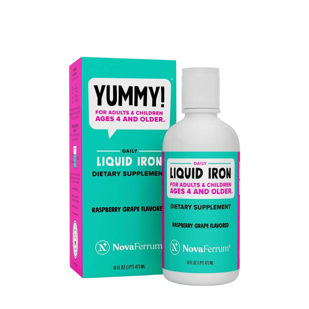 NovaFerrum Yummy 16 fl oz – Liquid Iron Supplement for Kids