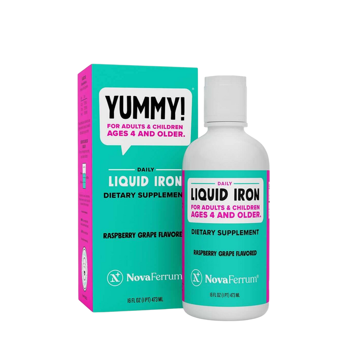 NovaFerrum Yummy 16 fl oz – Liquid Iron Supplement for Kids