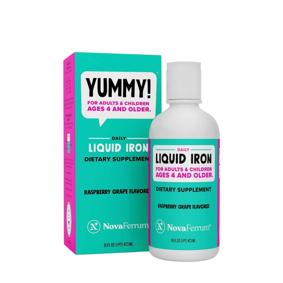 NovaFerrum Yummy 16 fl oz – Liquid Iron Supplement for Kids