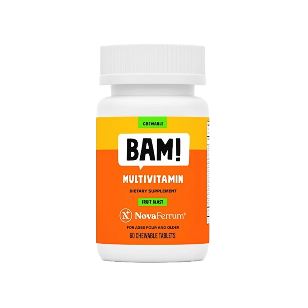 NovaFerrum BAM Chewable Multivitamin for Kids & Adult